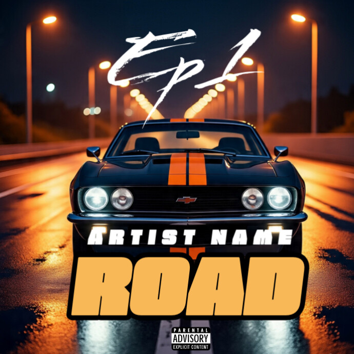 Maximalist Classic Chevrolet Camaro With Neon Road Aesthetics – Night ...