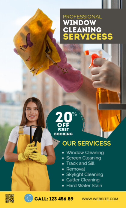 Maximalist Cleaning Service Flyer Us Legal Template | PosterMyWall