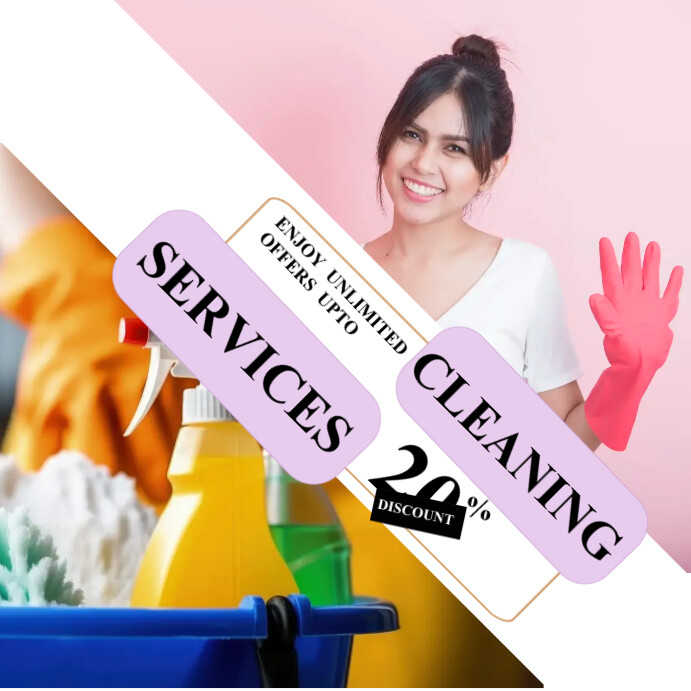Maximalist Cleaning Services Instagram Post Template | PosterMyWall