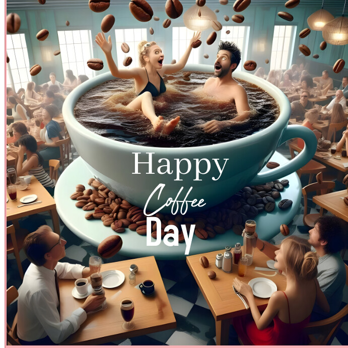 Plantilla de Maximalist Coffee Template Instagram Post | PosterMyWall