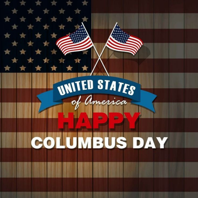 Plantilla de Maximalist Columbus Day Instagram Post | PosterMyWall