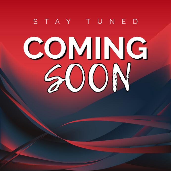 Maximalist Coming Soon Announcement Notification Posters Instagram Post ...
