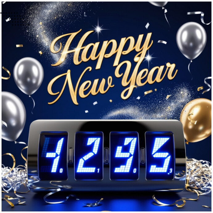Maximalist Countdown New Year Eve Midnight Time To Celebrate Instagram ...