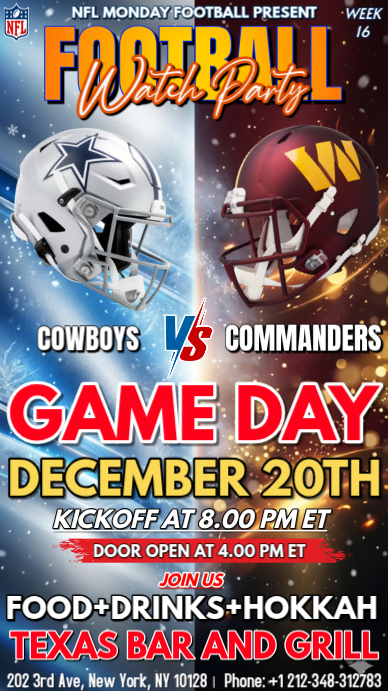 Maximalist Cowboys Vs Commanders Instagram Story Template | PosterMyWall