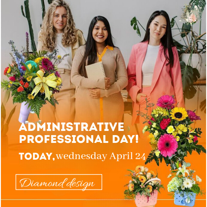 Copy of Maximalist Customizable Administrative Professional Day Design ...