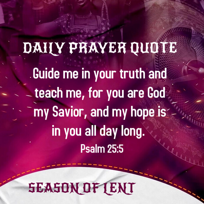 Copy of Maximalist Daily Prayer Quote Instagram Post | PosterMyWall