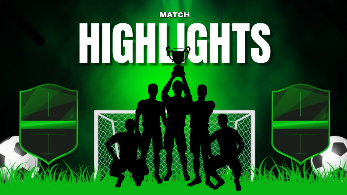 Plantilla de Maximalist Dark/streaming/gaming/livestream/green/soccer ...