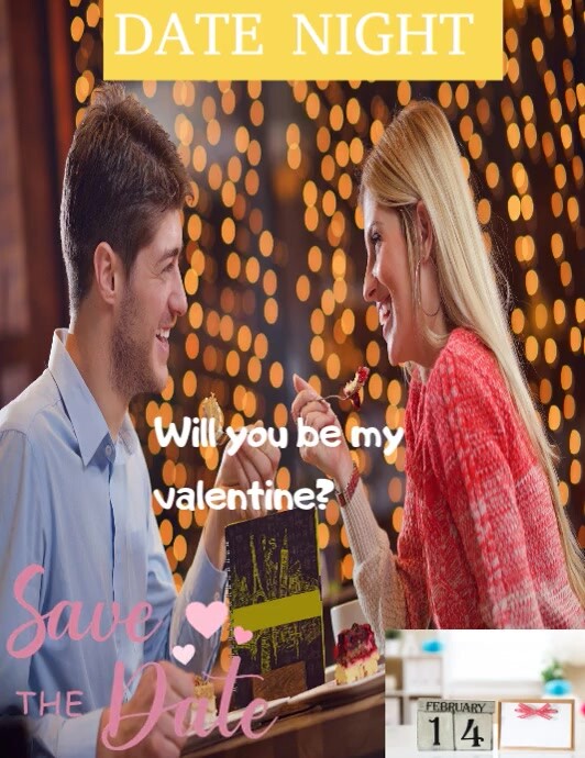 Copy of Maximalist Date Night Flyer Template Flyer (us Letter ...