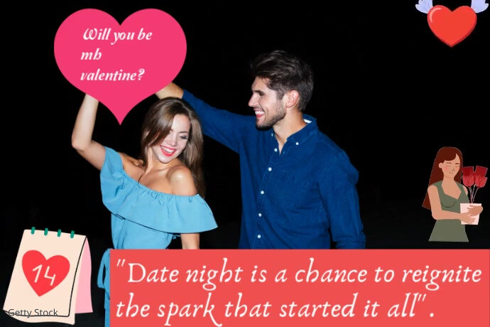 Maximalist Date Night Poster Template Poster | PosterMyWall