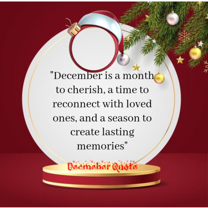 Maximalist December Quote Design Instagram Post Template | PosterMyWall