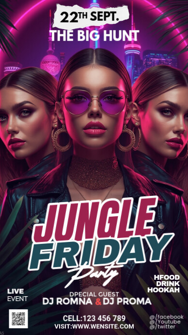 Copy of Maximalist Deejay Crossover Party Instagram Story | PosterMyWall