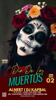 Maximalist Dia De Los Muertos Instagram Story Template | PosterMyWall