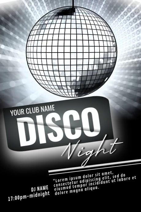 Maximalist Disco-80s-night-party-event- Poster Template | PosterMyWall