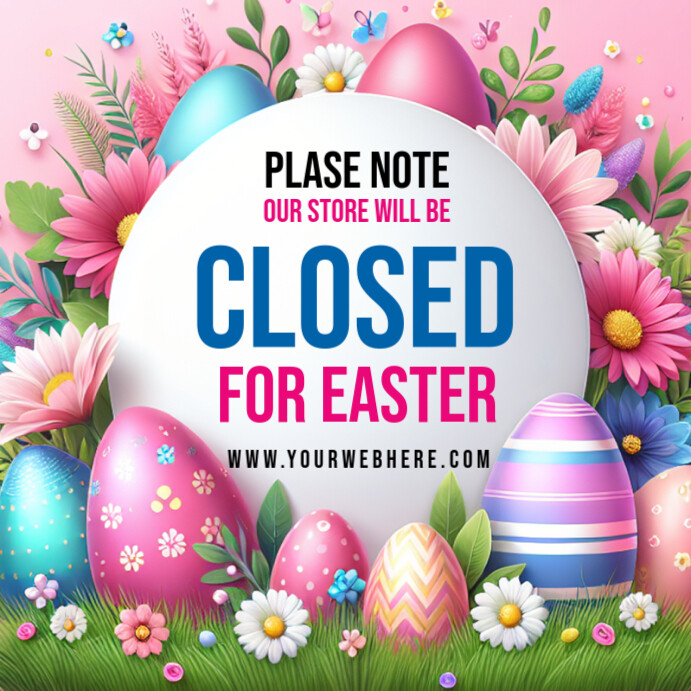Copy of Maximalist Easter Closed Instagram | PosterMyWall