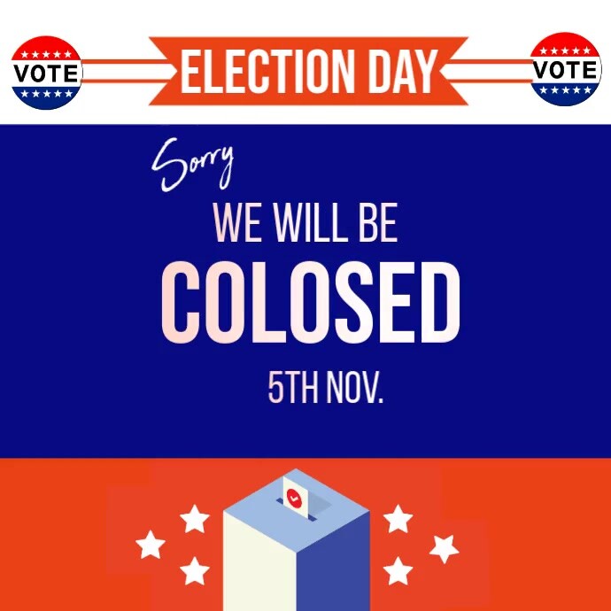 Maximalist Election Day Instagram Post Template | PosterMyWall