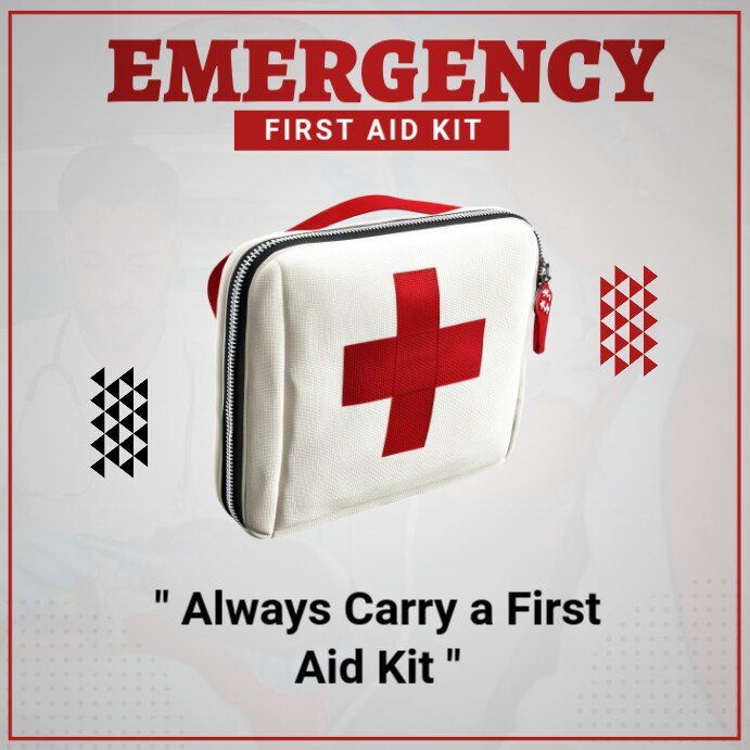 Plantilla de Maximalist Emergency First Aid Kit Instagram Post ...