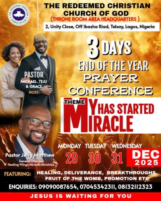 Maximalist End Of The Year Prayer Program Instagram Portrait Template ...