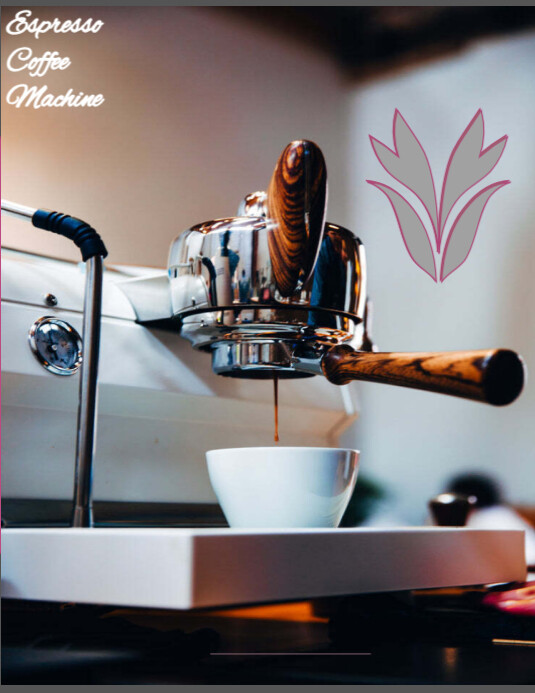 Copy of Maximalist Espresso Machine Flyer (us Letter) | PosterMyWall