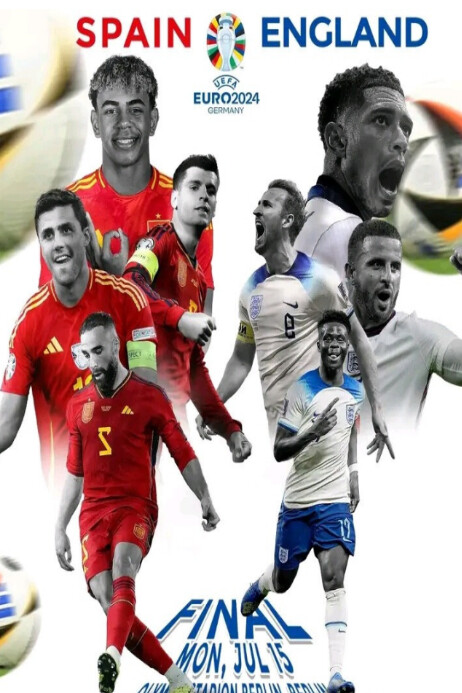 Maximalist Euro 2024 Final Poster Templat | PosterMyWall