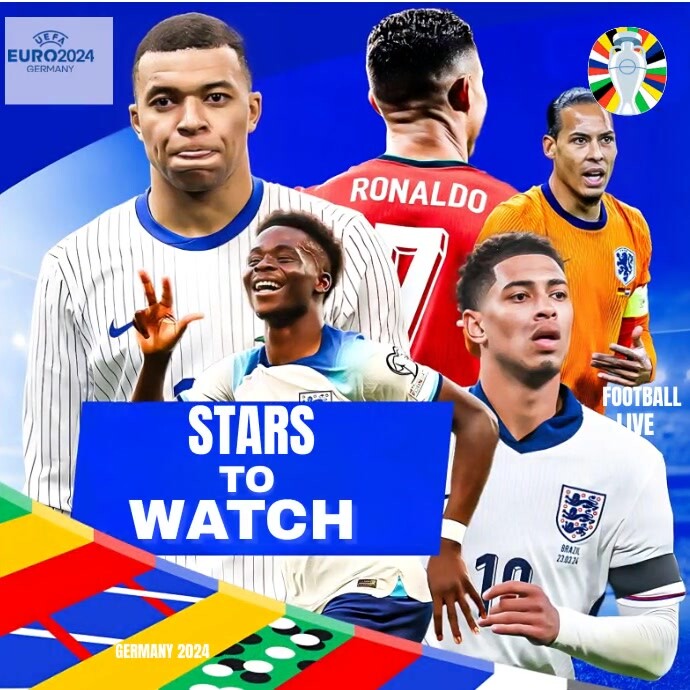 Maximalist Euro 2024 Instagram Post Template | PosterMyWall