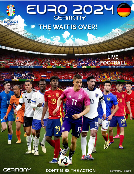 Copy of Maximalist Euro 2024 Template Flyer (us Lette | PosterMyWall