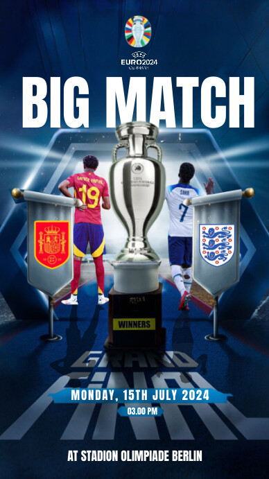 Maximalist Euro Grand Final Soccer Match Inst Template | PosterMyWall