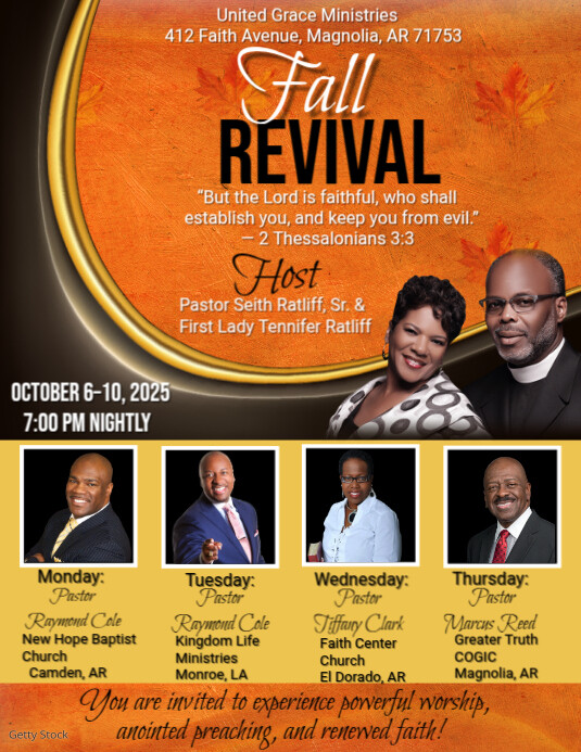 Copy of Maximalist Fall Revival Flyer (us Letter) | PosterMyWall