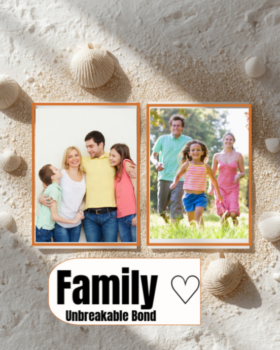 Plantilla de Maximalist Family Friends Photo Instagram Portrait ...