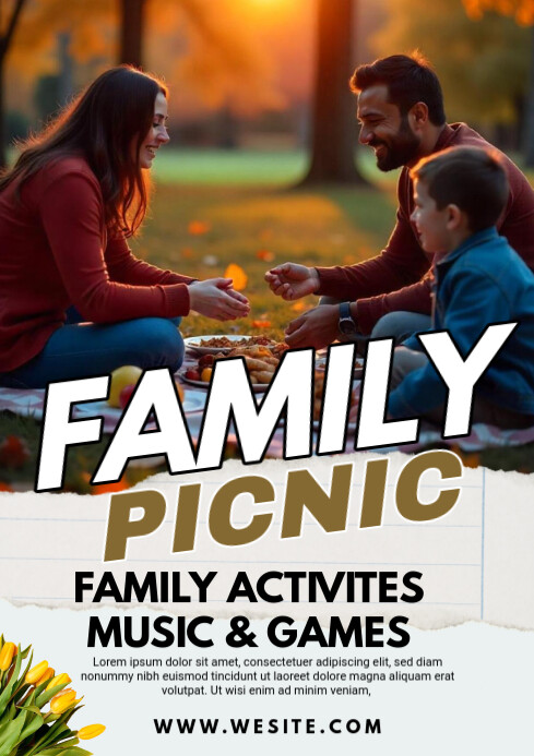 Copy of Maximalist Family Picnic Flyer A1 | PosterMyWall