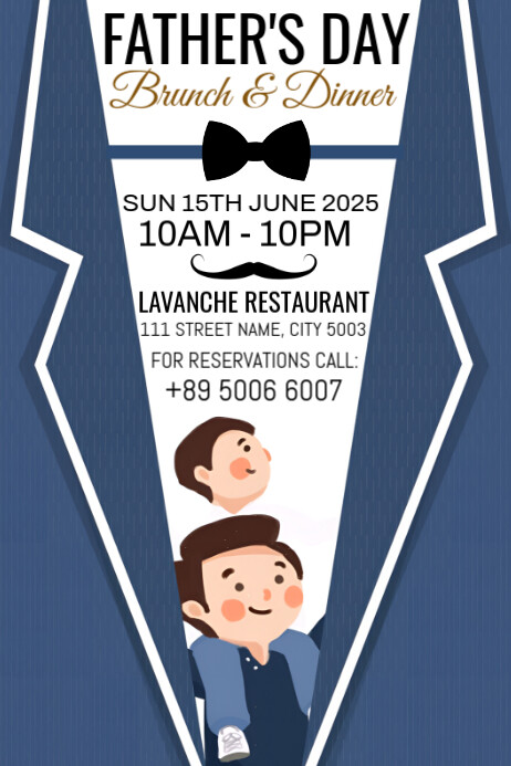 Copy of Maximalist Father's Day Celebration Poster | PosterMyWall