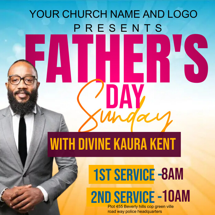 Modèle Maximalist Father's Day Sunday Instagram Pos | PosterMyWall