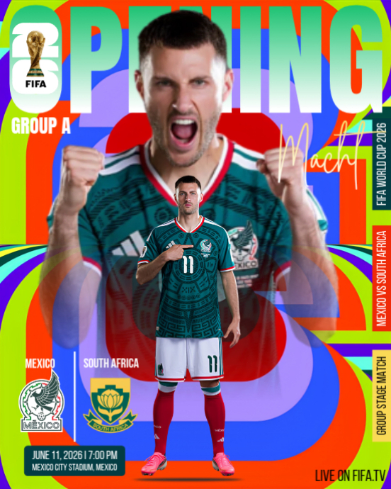 Fifa World Cup 2026 Match Template | PosterMyWall