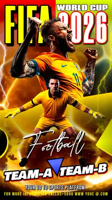 Modèle Fifa World Cup 2026 | PosterMyWall