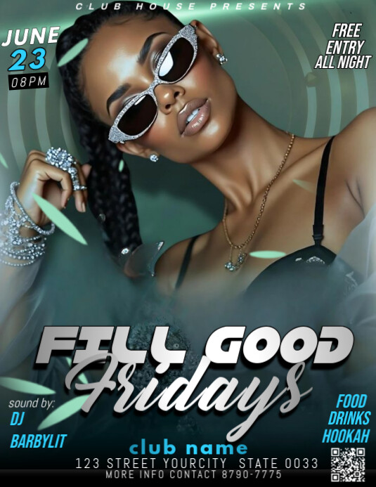 Copy of Maximalist Fill Good Friday Party Flyer (us Letter) | PosterMyWall