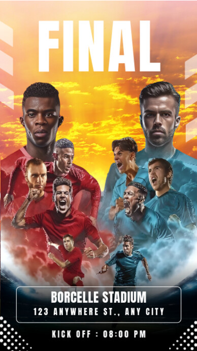 Copy of Maximalist Final Match Digital Display (9:16) | PosterMyWall