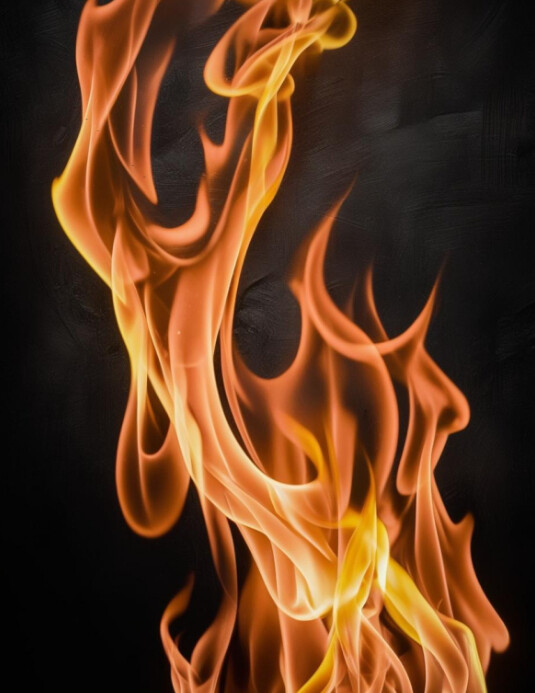 Copy of Maximalist Fire Flame Template Flyer (us Letter) | PosterMyWall