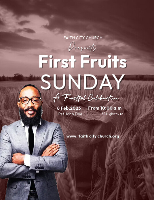 Copy of Maximalist First Fruit Flyer (us Letter) | PosterMyWall