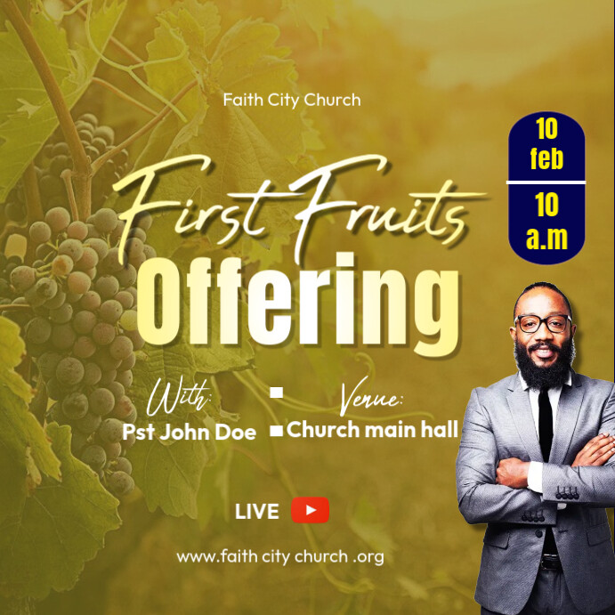 Copy of Maximalist First Fruit Instagram Post | PosterMyWall