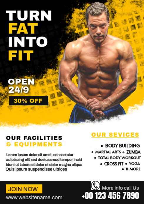 Copy of Maximalist Fitness Flyer A4 | PosterMyWall
