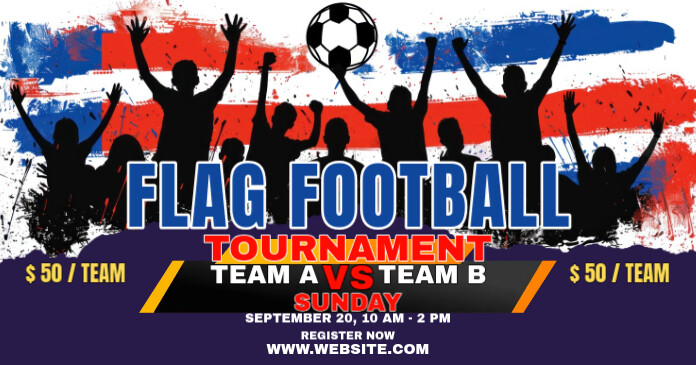 Copy of Maximalist Flag Football Facebook Shared Image Facebook Shared ...