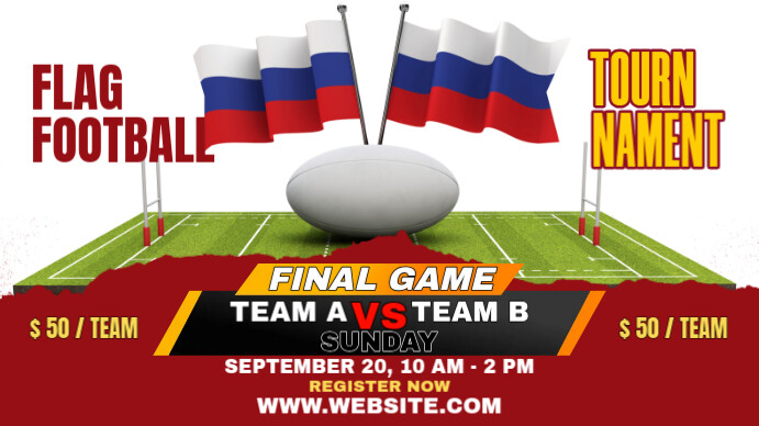 Copy of Maximalist Flag Football Youtube Thumbnail Youtube Thumbnail ...