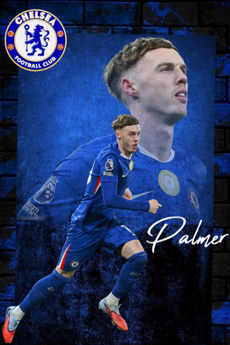 Maximalist Football Club Match Day Chelsea Poster Template | PosterMyWall