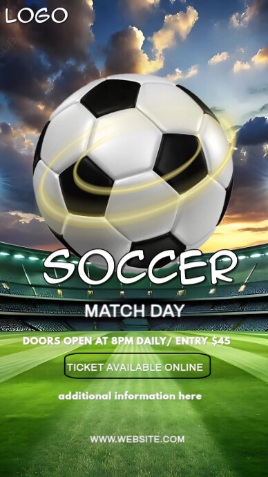 Copy of Maximalist Football Tournament Event Flyer Whatsapp Status ...