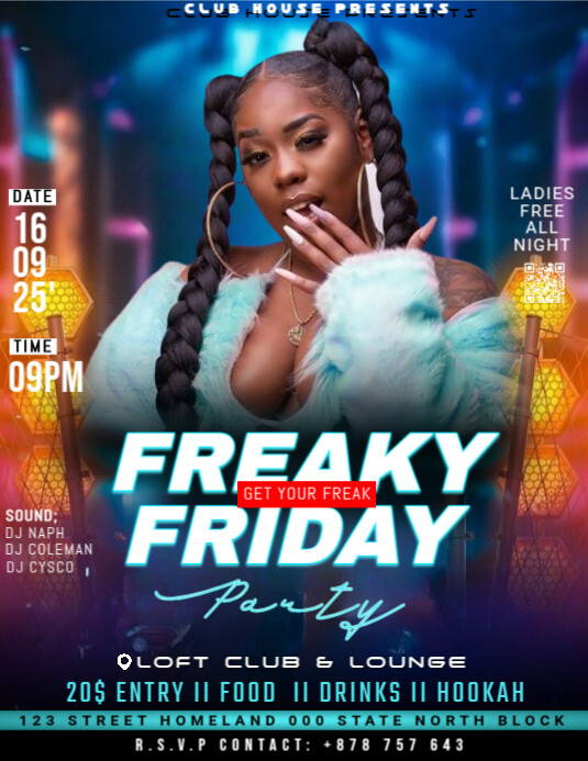 Copia de Maximalist Freaky Friday Flyer (us Letter) | PosterMyWall