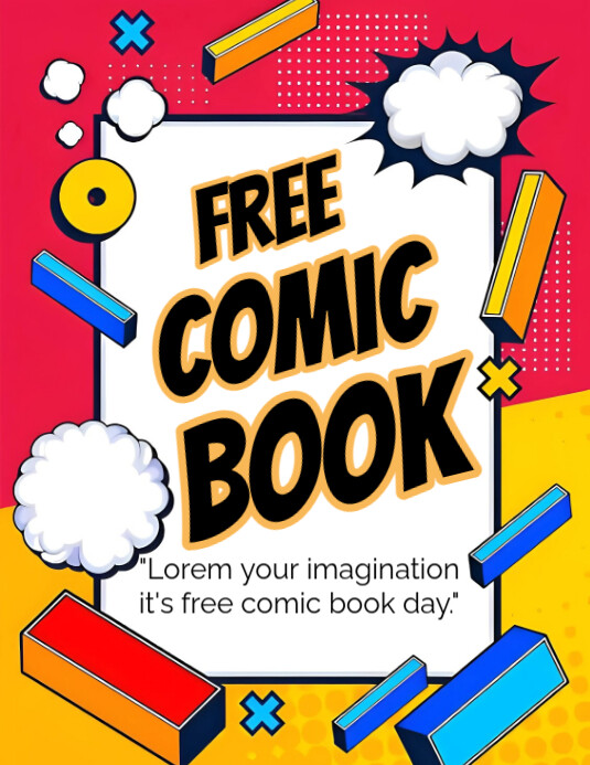 Copy of Maximalist Free Comic Book Day Flyer (us Letter) | PosterMyWall