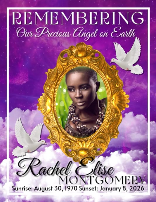 Maximalist Funeral Flyer Death Anniversary Announcement Flyer (us ...