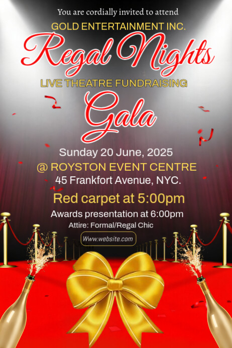 Copy of Maximalist Gala Night Poster | PosterMyWall