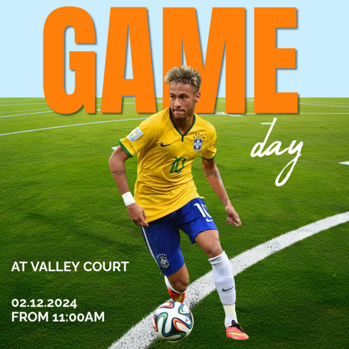 Plantilla de Maximalist Game Day Instagram Post | PosterMyWall