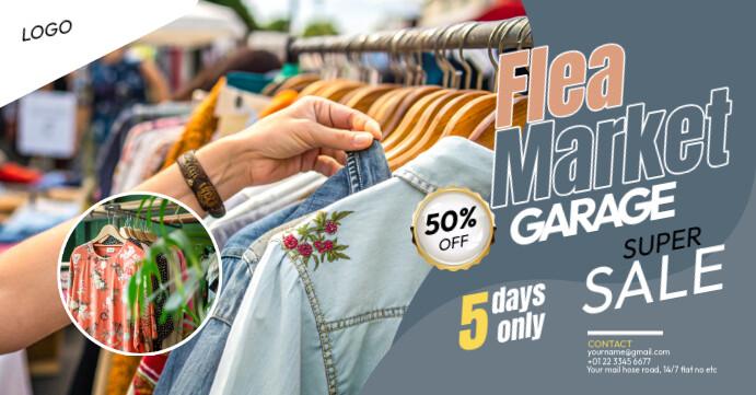 Maximalist Garage Sale Facebook Event Cover Facebook Event Cover ...