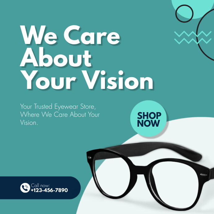 Maximalist Glasses And Spectacles Sale Flyers Template | PosterMyWall